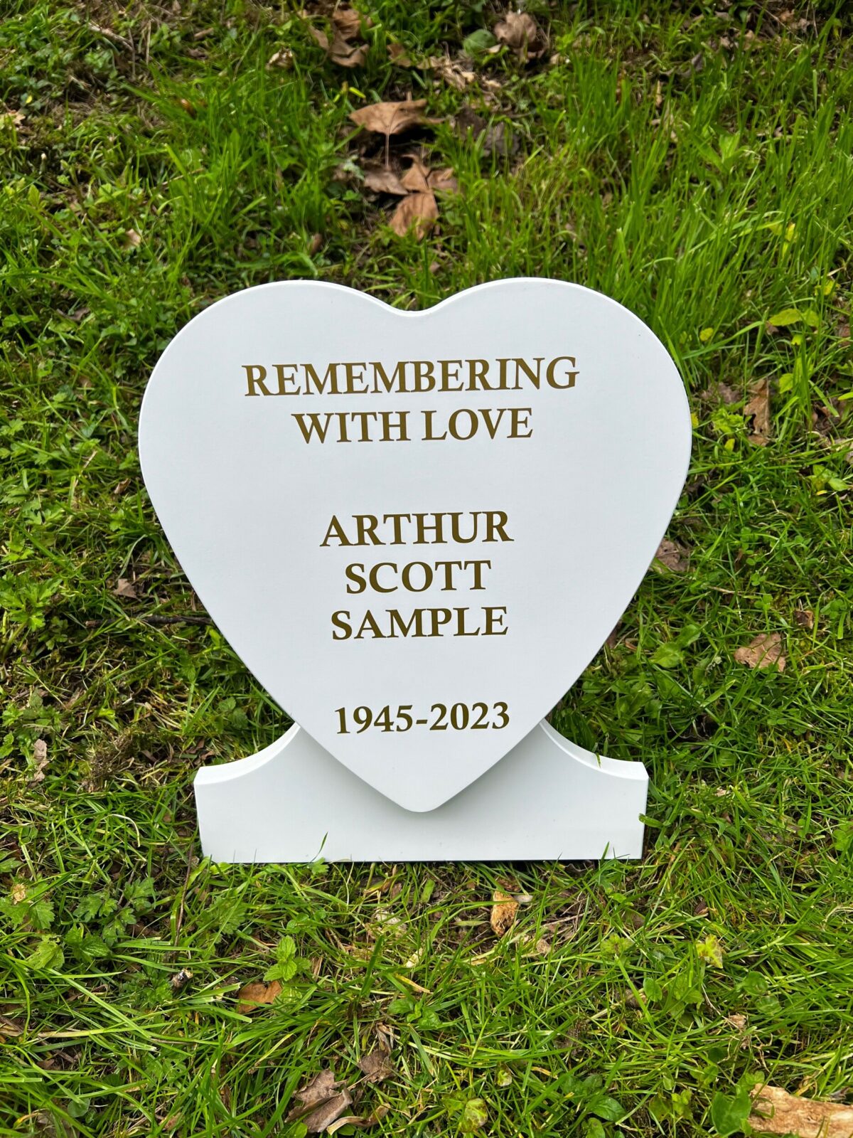 Temporary Grave Markers - Treasured Memories